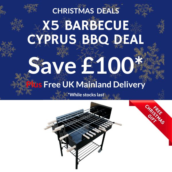 Christmas BBQ Deal - Cyprus Rotisserie BBQ X5 Modern Greek Cypriot BBQ ...