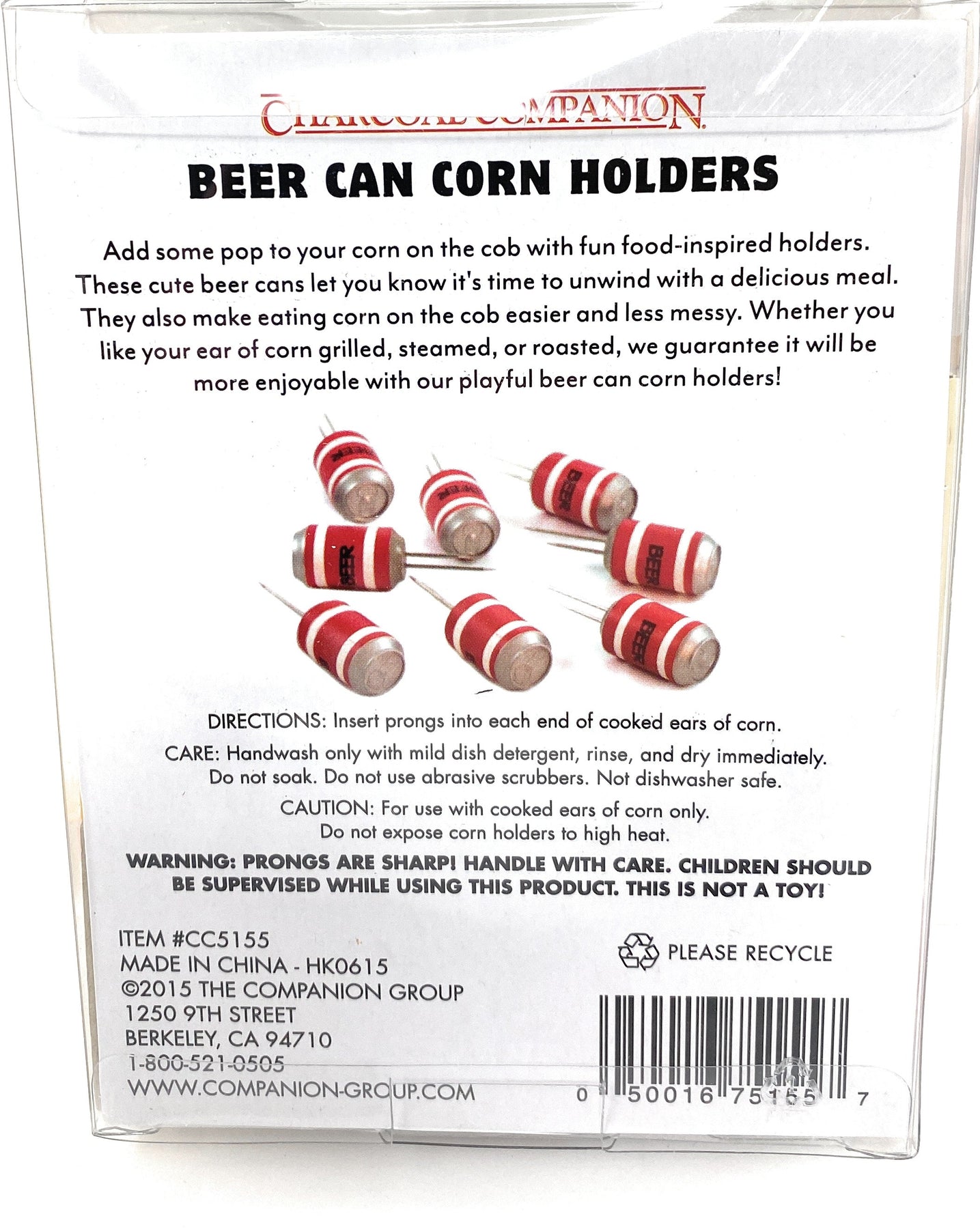 Beer can corn on the cob holders – Cyprus BBQ