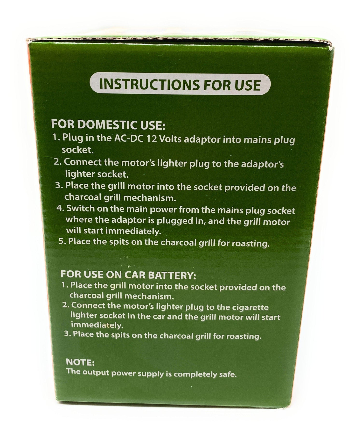 Cobra Queen In-Car/Mains Variable Speed Rotisserie BBQ Motor – Cyprus BBQ