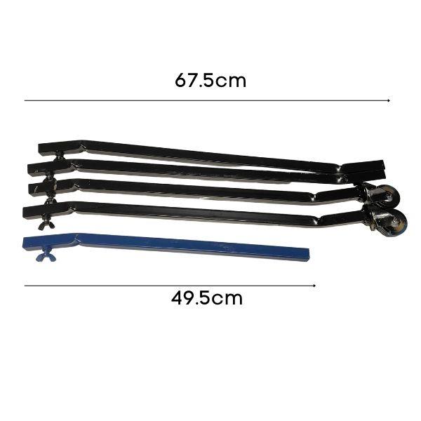 Cyprus BBQ Longer Legs with Wheels Set of 4